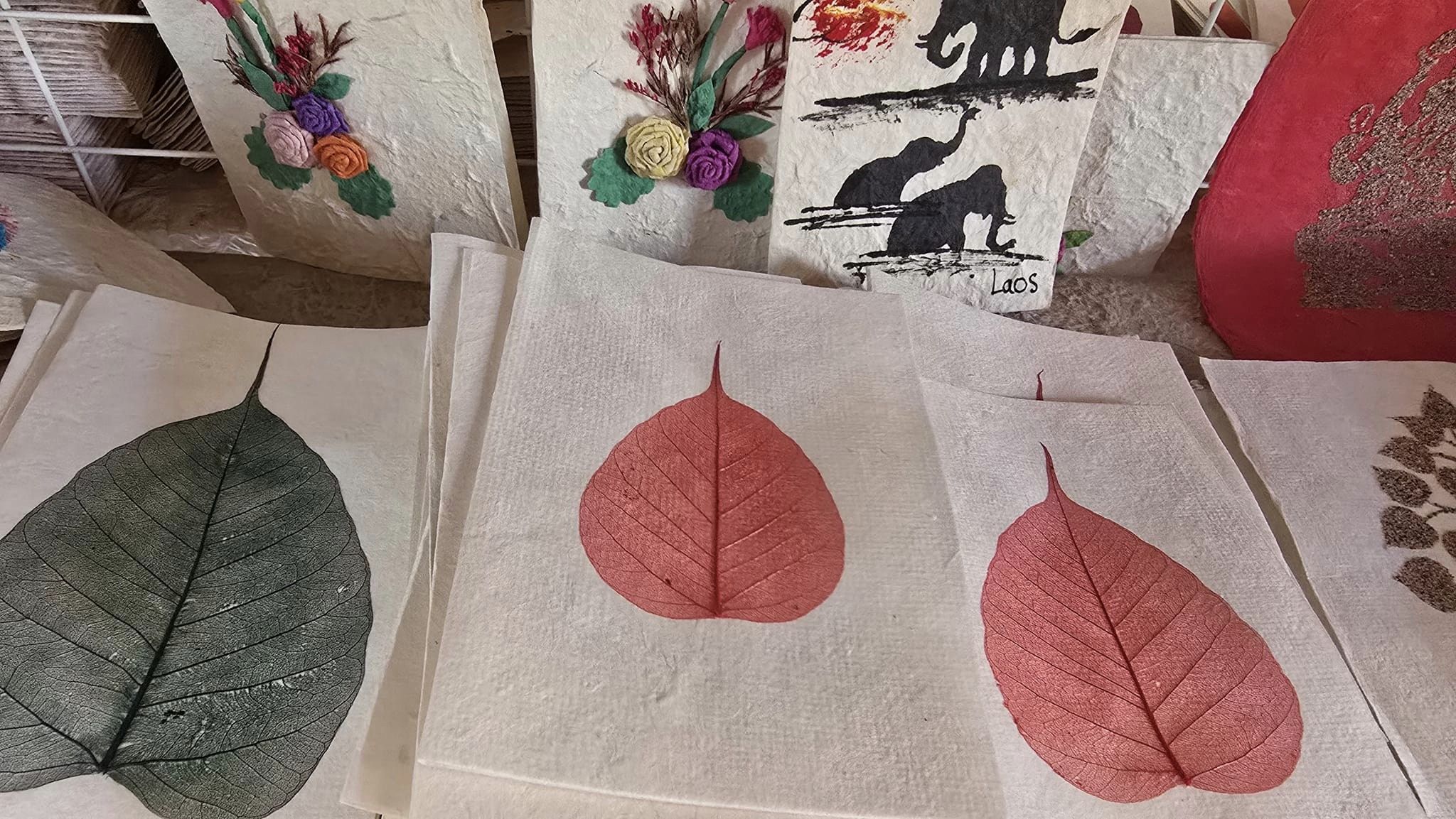 Timeless Art of Saa Paper in Ban Xieng Lek » HelpALittle Laos